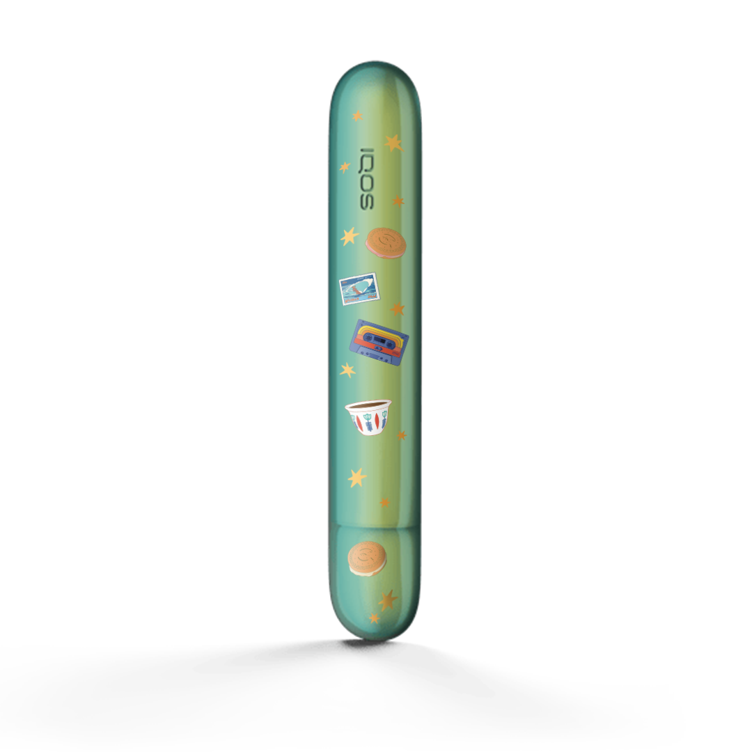 Buy Iridescent Door Patterened Memory - Amber Green Online |IQOS Lebanon